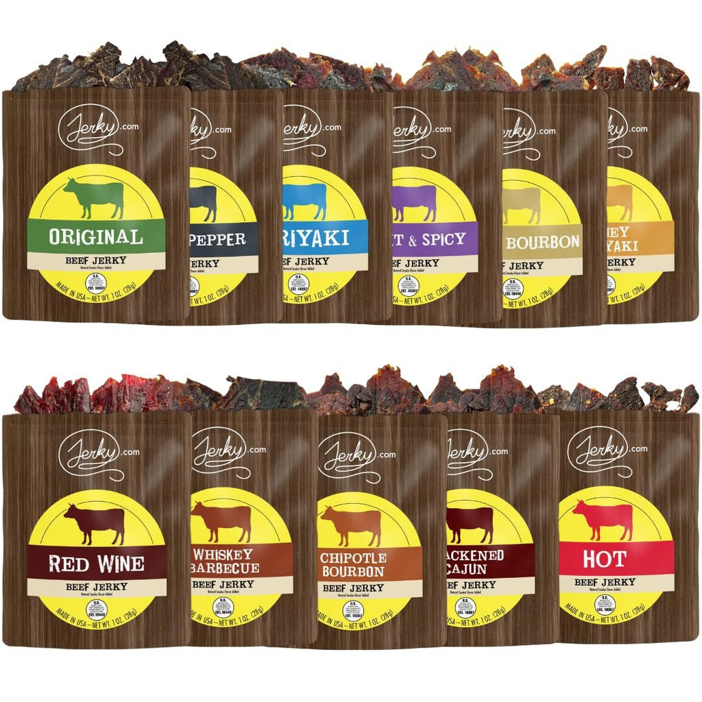 Jerky Assorted Packs | Gourmet Jerky Combos & Variety Packs – Jerky.com