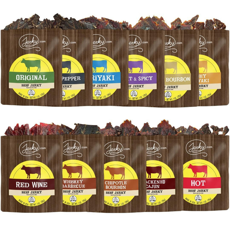 Jerky Assorted Packs | Gourmet Jerky Combos & Variety Packs – Jerky.com