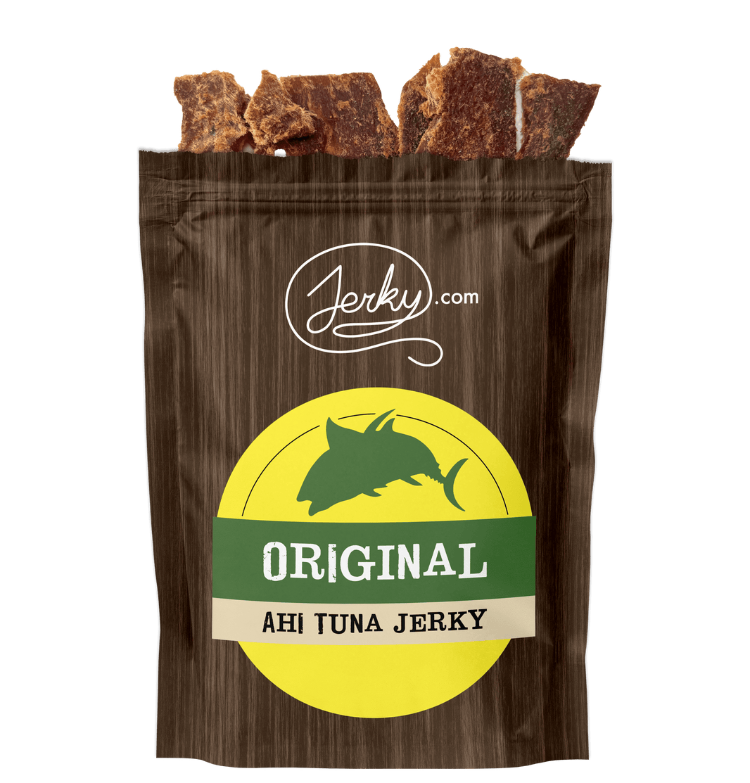 Fish Jerky - Salmon, Rainbow Trout and Ahi Tuna Jerky - JERKY.COM ...