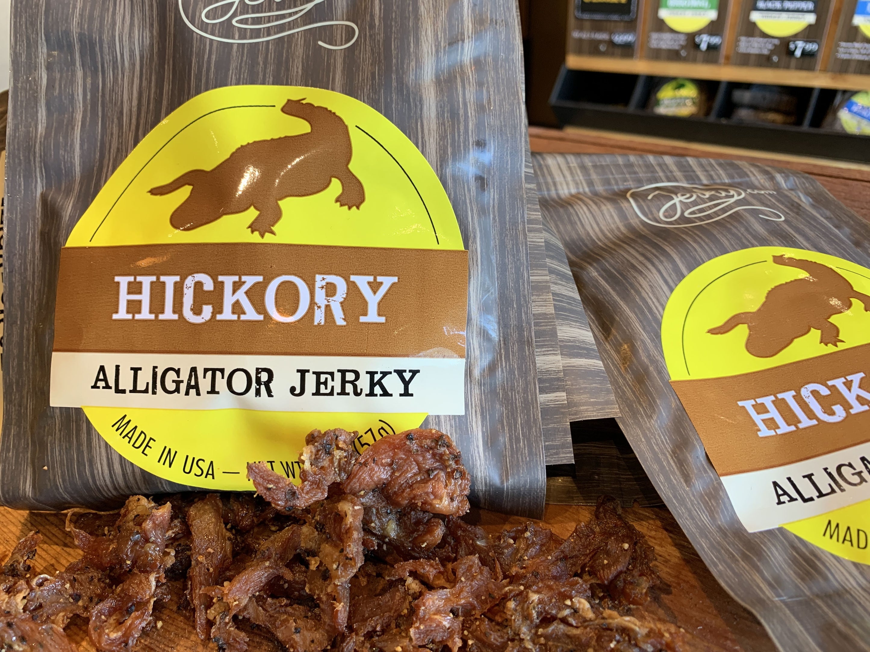 Hickory Alligator Jerky - Gator is finally in stock! Order quickly ...