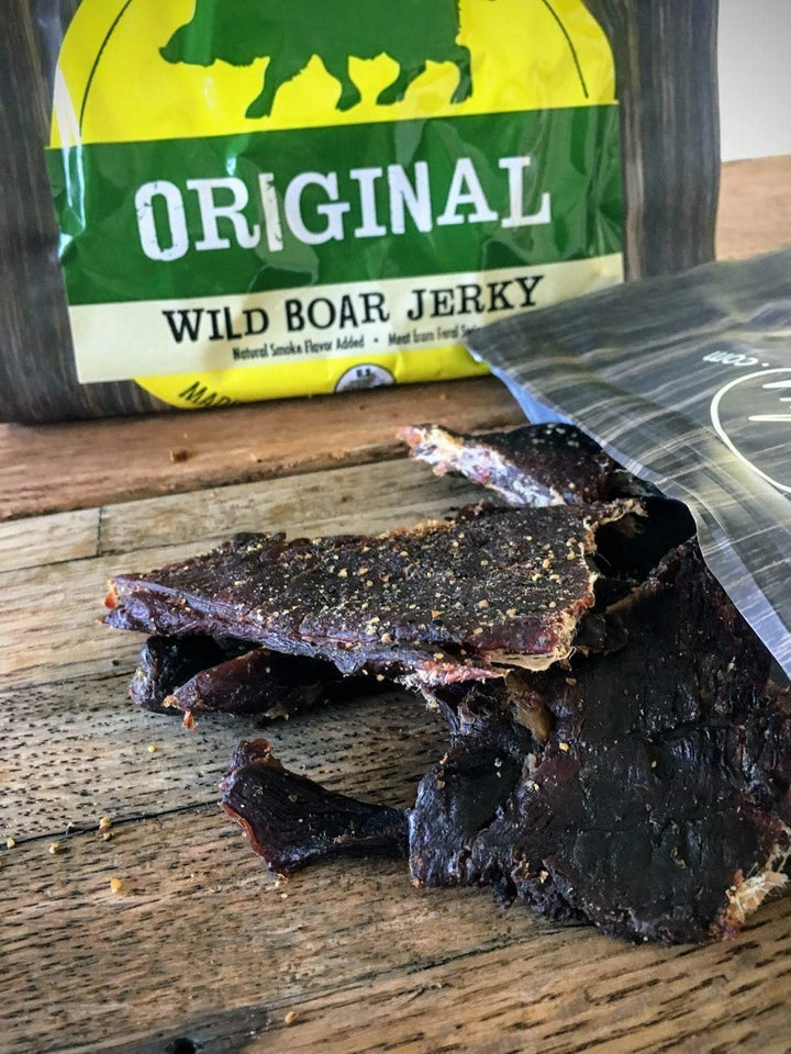 All-Natural Wild Boar Jerky - Available in 3 flavors - JERKY.COM ...