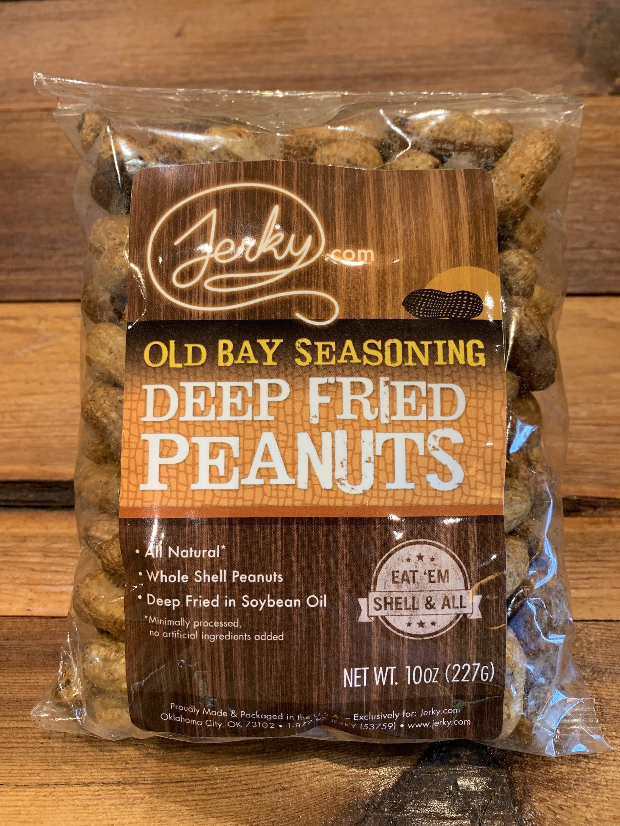 Old Bay Seasoned Deep Fried Peanuts - Eat 'Em Shell N All – Jerky.com
