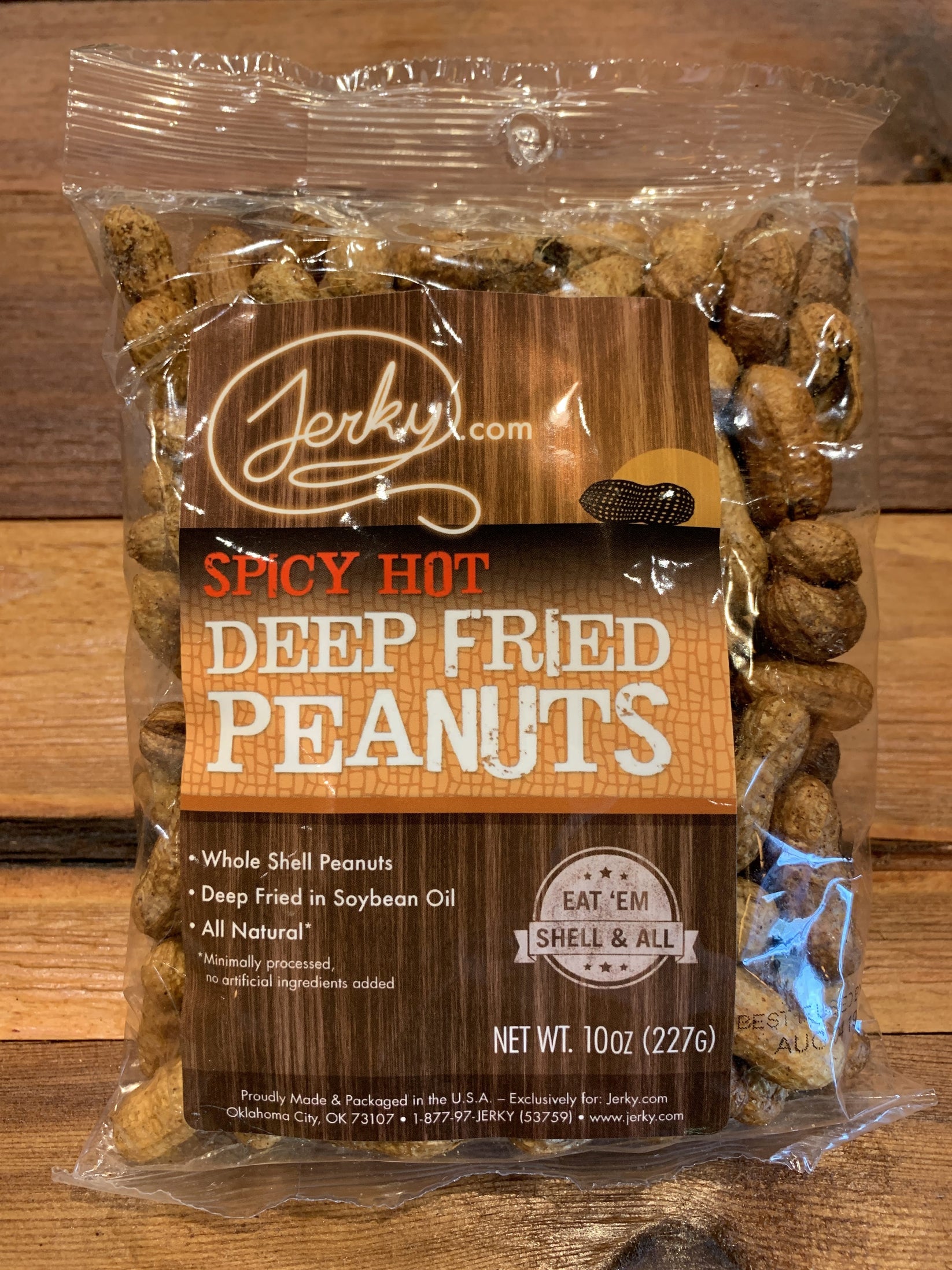 Spicy Deep Fried Peanuts - Eat 'Em Shell N All - $4.95 Flat Rate Ship – Jerky.com